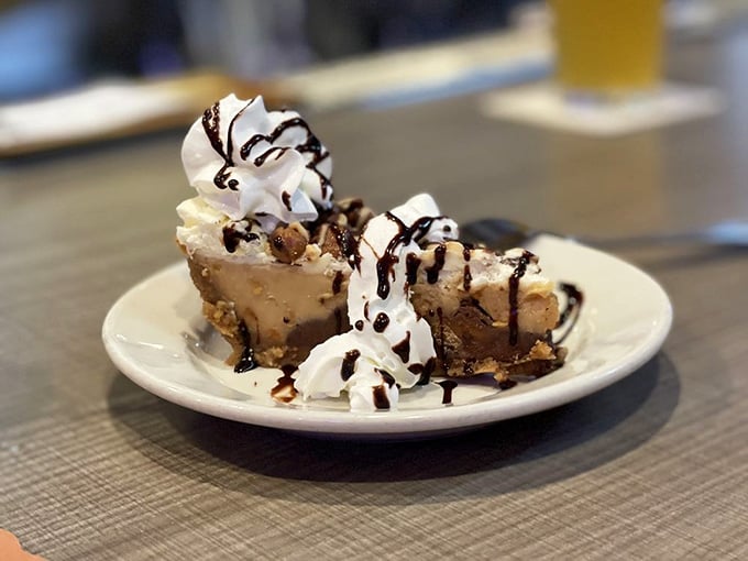 Reese's pie for dessert because apparently you haven't challenged your pants enough already today, you overachiever.