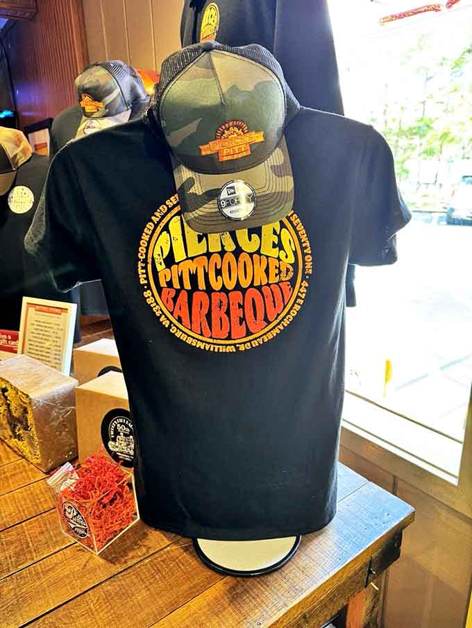 Wear your barbecue pride loud and proud with merchandise that tells the world you know good food.