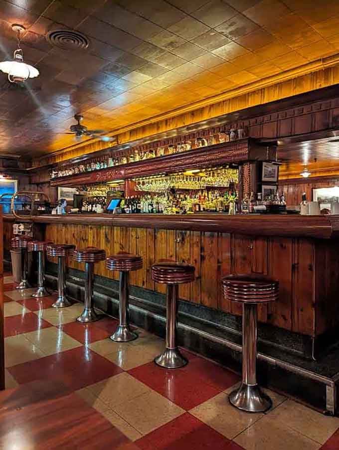 A classic bar where waiting for your table becomes part of the experience, not an inconvenience.