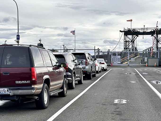 The ferry terminal means adventure awaits, or at least a really scenic commute across the water.