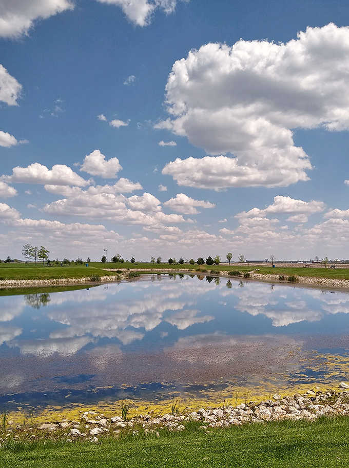 Water reflections so perfect they make you wonder if nature is showing off or just naturally talented at this whole scenery thing.