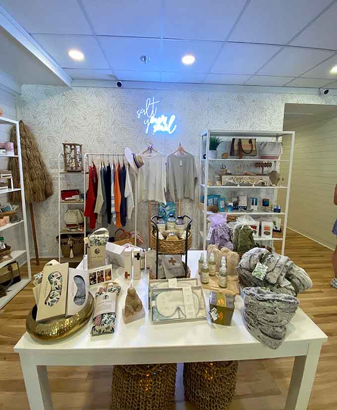 The gift boutique's "salt life" neon says it all &ndash; you'll probably want to take some of this zen home.