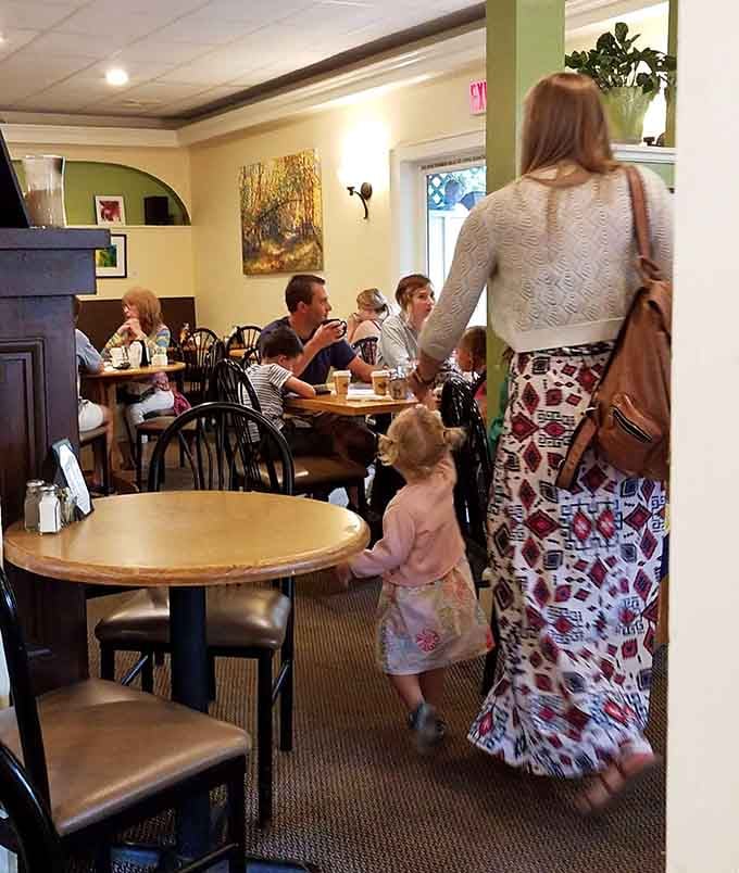 Families and friends gather here because good food always tastes better when you're sharing the experience together.