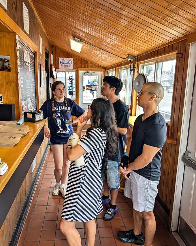 Multiple generations discovering the same delicious traditions together is what makes places like this truly special and timeless.