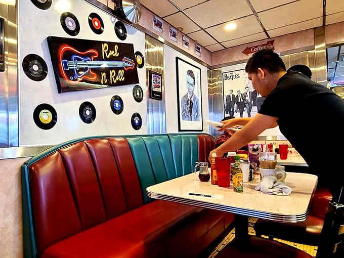 The friendly faces behind the counter, keeping the coffee hot and the nostalgia flowing all day long.
