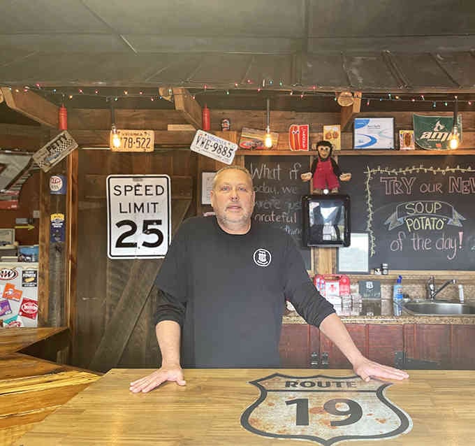Behind the counter, friendly faces ready to serve up hot dogs and smiles in equal measure to hungry customers.