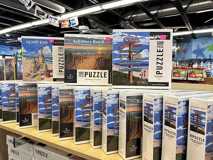 Salisbury Beach puzzles offer 1,000 pieces of nostalgia for rainy days when the ocean's too cold anyway.