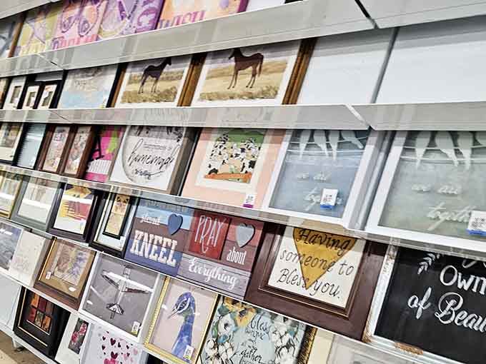 Wall art and decorative signs offer instant personality upgrades for those blank spaces judging you from across the room.