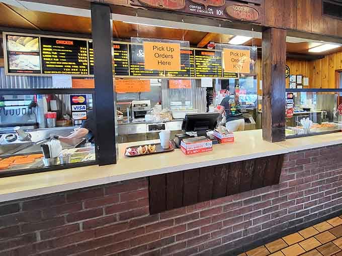 The order counter where dreams become reality and hungry stomachs find their salvation, one meal at a time.