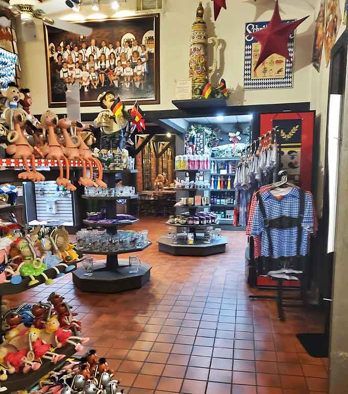 The gift shop offers German treasures and souvenirs, so you can take a little Bavaria home with you.
