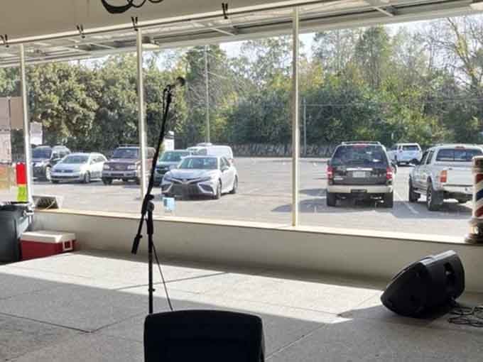 An entrance that welcomes you into a world where physical music still matters and always will to true fans.