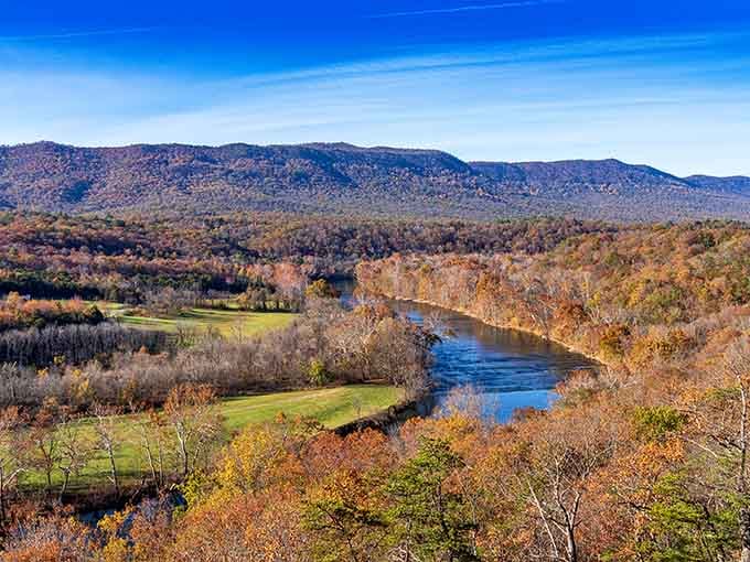 Fall transforms the valley into a painter's palette, making you wonder why anyone bothers with indoor art galleries.