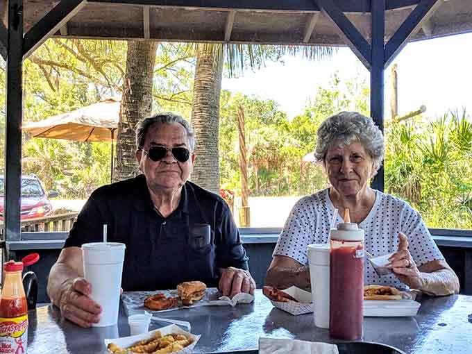 The best restaurants are where locals bring their families, and this scene says it all.