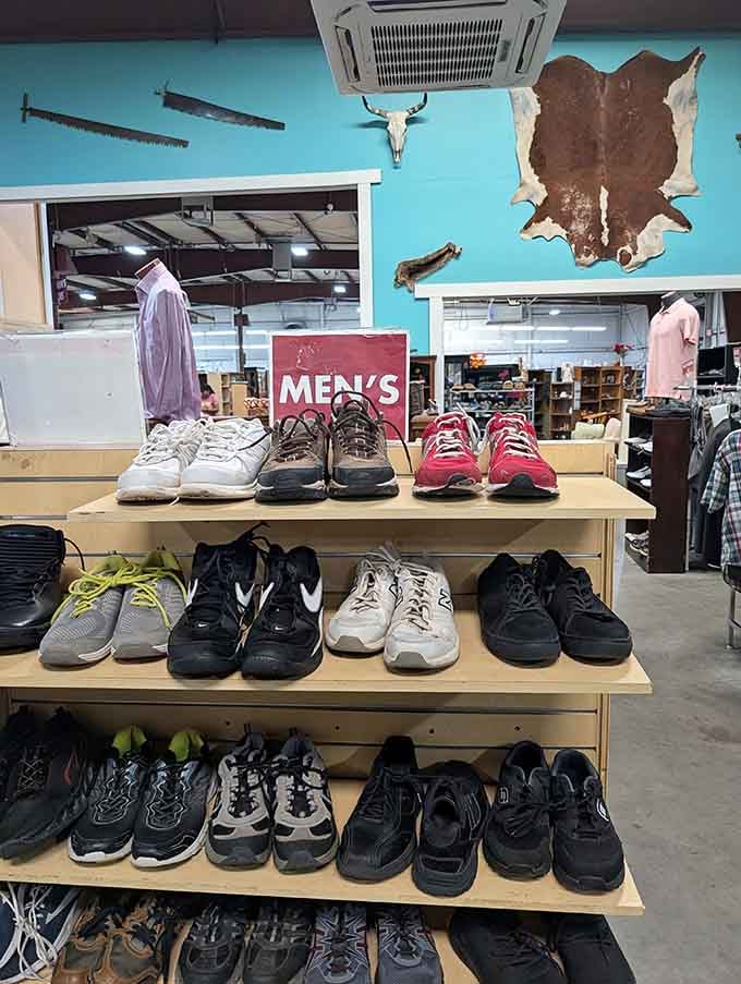 Men's shoes organized by style prove that stepping out in quality footwear doesn't mean stepping into debt.
