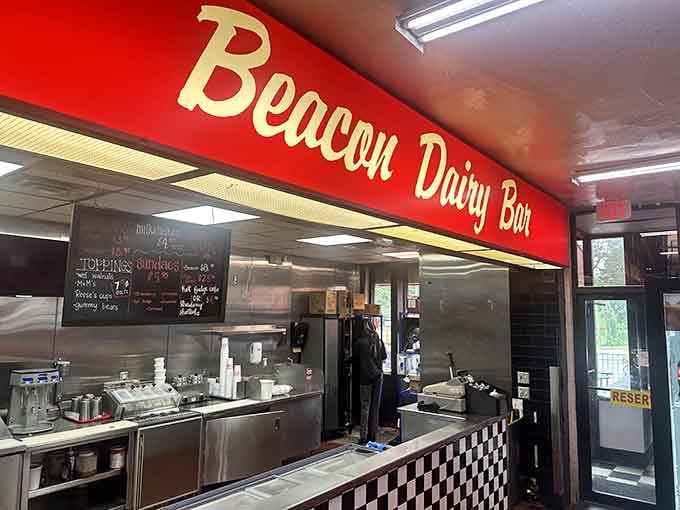 The Beacon Dairy Bar serves up breakfast and sweet treats with the same generous spirit that defines everything here.