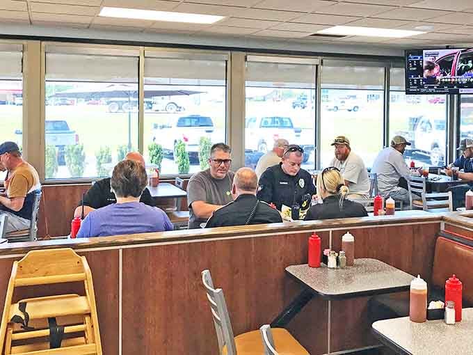 Where locals gather, law enforcement dines, and everyone agrees the barbecue is worth the inevitable food coma.