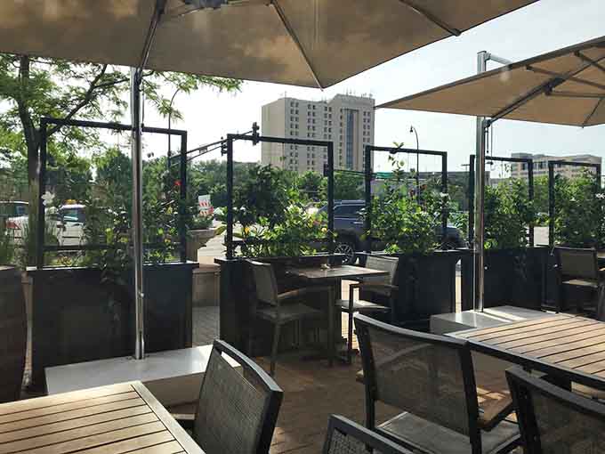 11. the local west end's patio seating