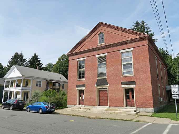 Montague Village's historic buildings stand proud, reminding passersby that New England architecture never goes out of style.