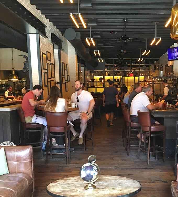 The buzz of happy diners and that open kitchen view remind you that great restaurants are about community.