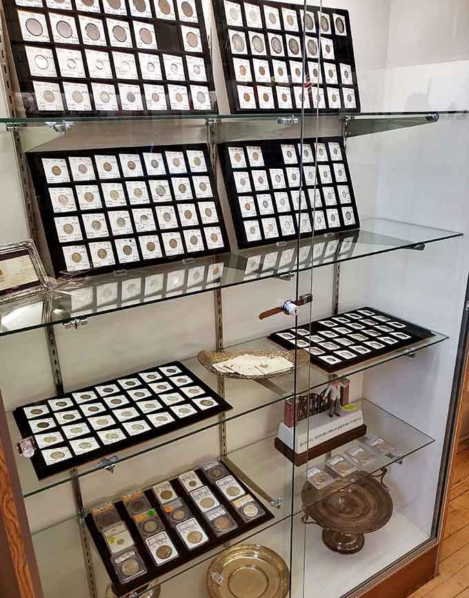 Coin collectors, prepare to lose track of time studying these carefully preserved pieces of monetary history.