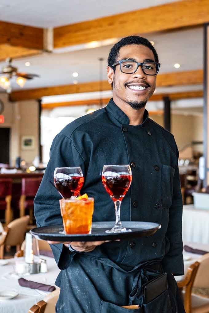 Friendly faces ready to guide you through an evening of excellent food and even better service, no pretension required.