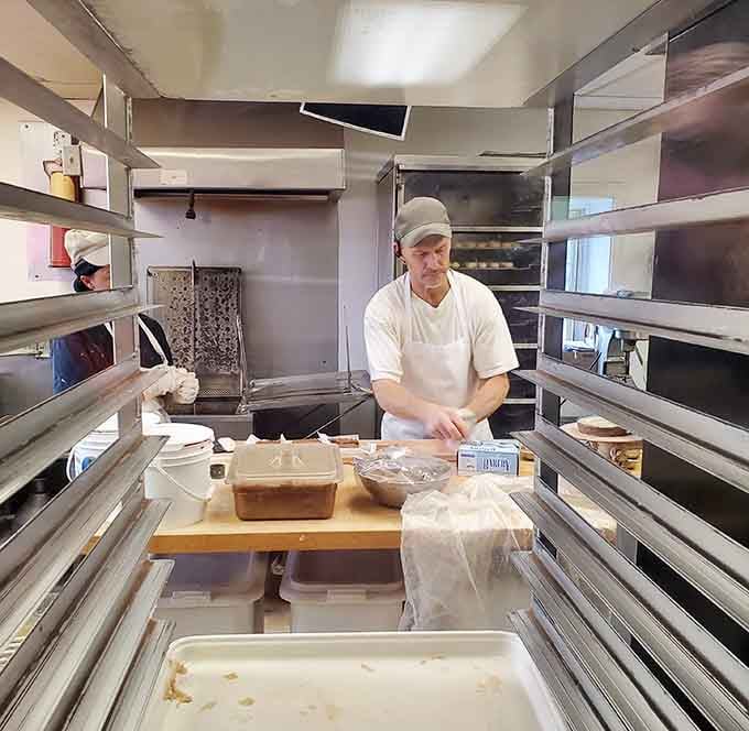 Behind-the-scenes magic happening in real time&mdash;where flour and sugar transform into tomorrow's breakfast happiness.