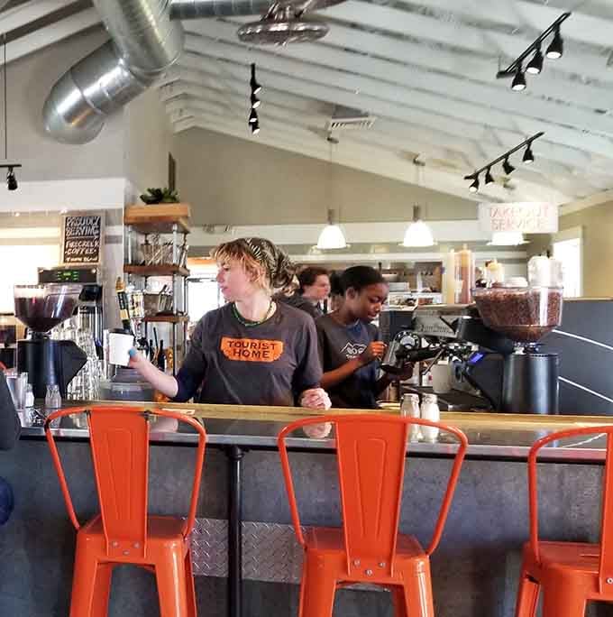 The friendly crew behind the counter making your breakfast dreams come true, one order at a time.