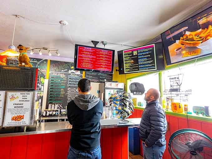 Digital menu boards make ordering easy, though deciding what to get remains delightfully difficult every single time.