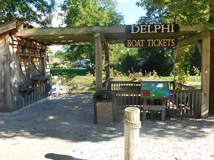 The ticket booth beckons with promises of the slowest, most delightful ride you'll take all year.