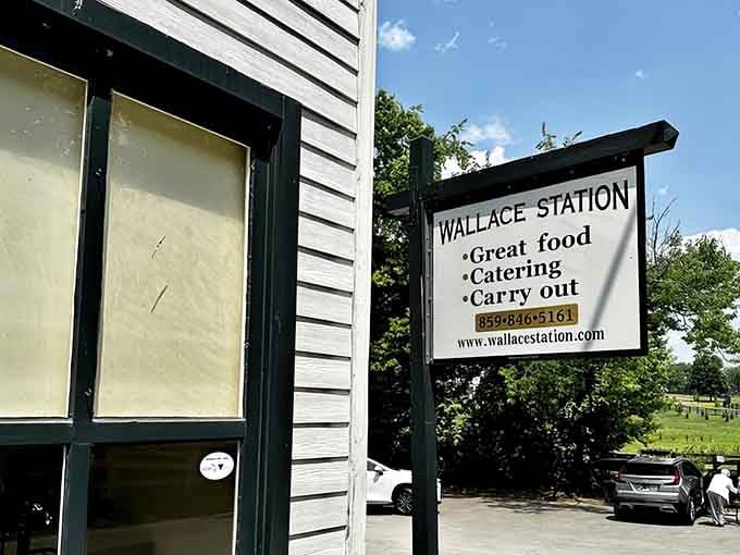 When a simple roadside sign promises great food and catering, you better believe they're delivering on those promises.