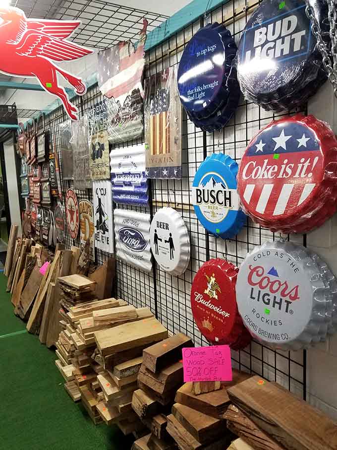 Vintage beer signs and Americana that'll have your man cave calling out for a serious upgrade.