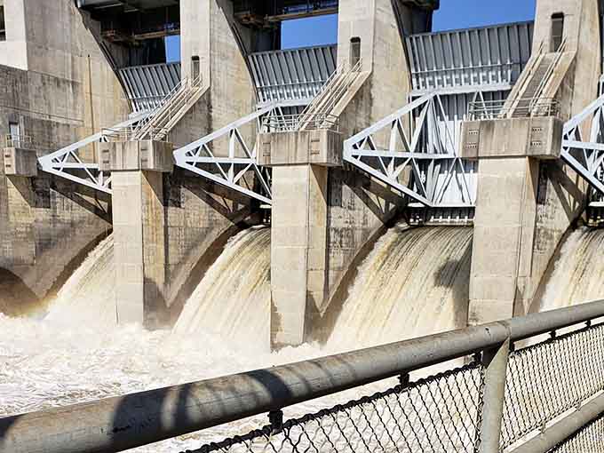 The Truman Dam is an engineering marvel that created the lake and changed everything for the better here.