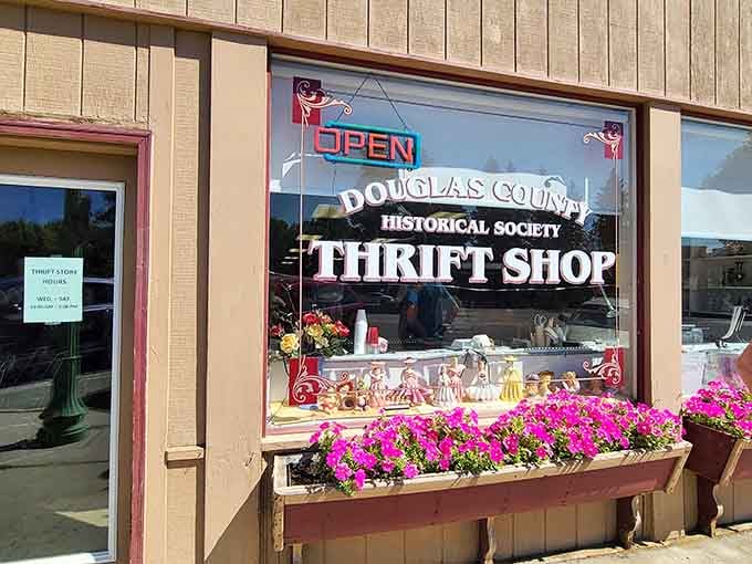The thrift shop offers secondhand treasures and the thrill of the hunt without the actual hunting.