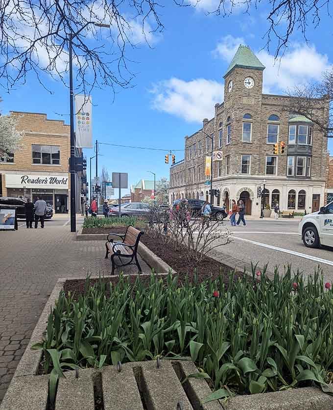 Downtown Holland's charming streets provide the perfect backdrop for your post-breakfast stroll and food coma recovery.