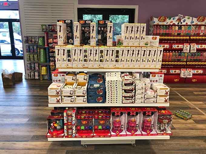 Gift displays featuring everything from the practical to the wonderfully absurd, all under one delightfully chaotic roof.