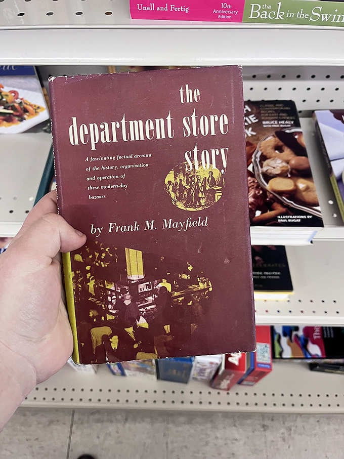 The Department Store Story sits waiting for a retail history buff to rediscover this fascinating vintage read.
