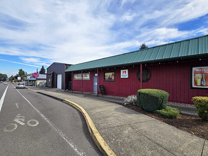 Modest storefronts along the main drag offer everything a small community needs without the corporate clutter.