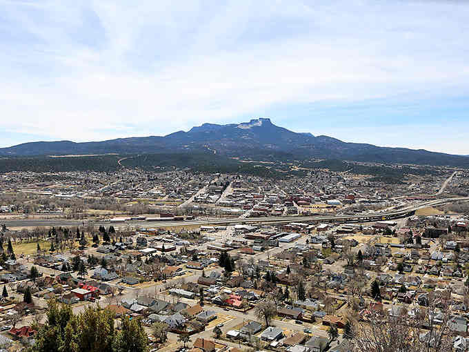 Fisher's Peak stands guard over Trinidad like a natural sentinel, watching over this historic crossroads community below.