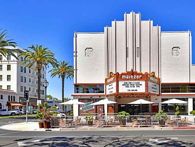 Art Deco elegance meets palm tree paradise where the Mainzer Theatre anchors a walkable downtown district.