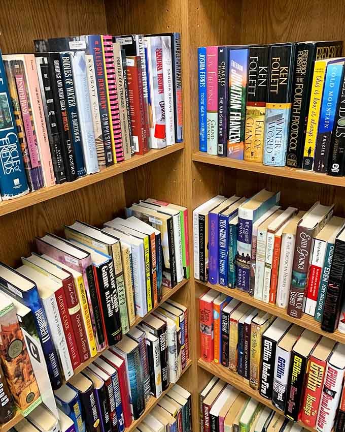 Book lovers could lose hours here browsing shelves packed with everything from bestsellers to hidden literary gems.