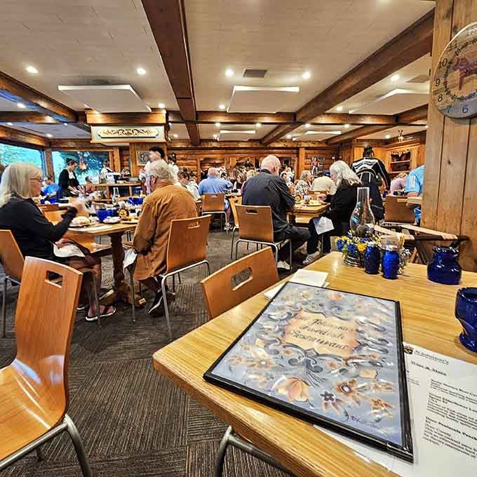 Every corner of this dining room showcases authentic Scandinavian design that transports you across the Atlantic.