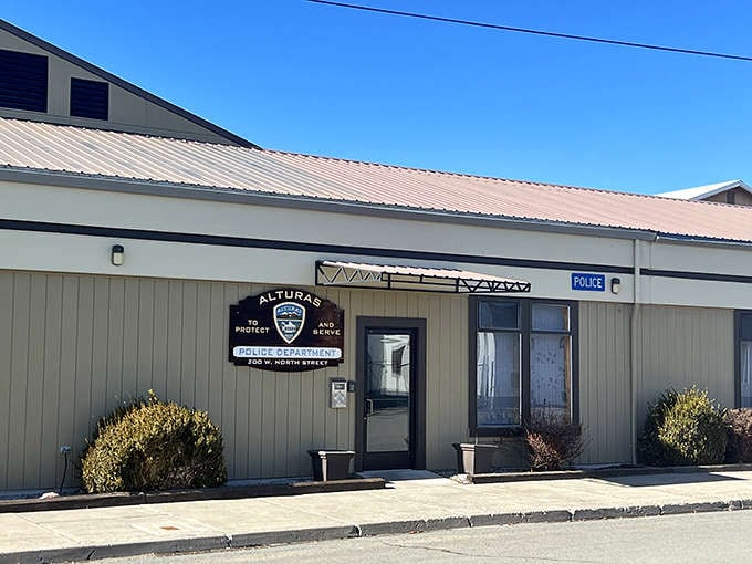 The Alturas Police Department keeps watch over a town where the biggest crime is probably jaywalking on empty streets.
