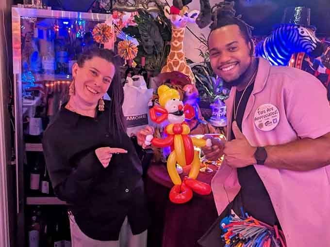 The staff here navigates this wonderland with the kind of grace that suggests they've fully embraced the beautiful absurdity.