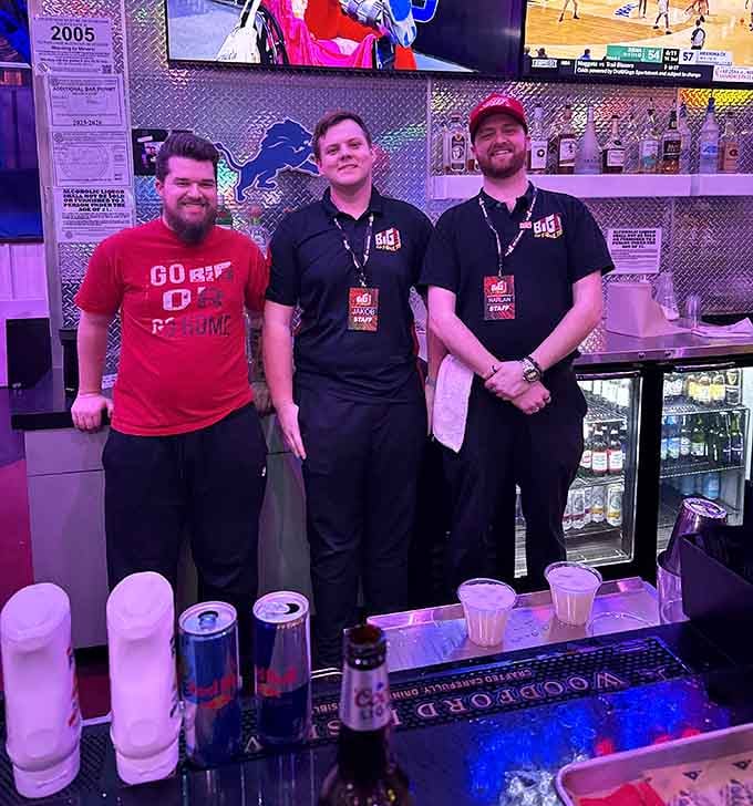 Friendly staff members who understand that adults take their arcade games just as seriously as kids do.