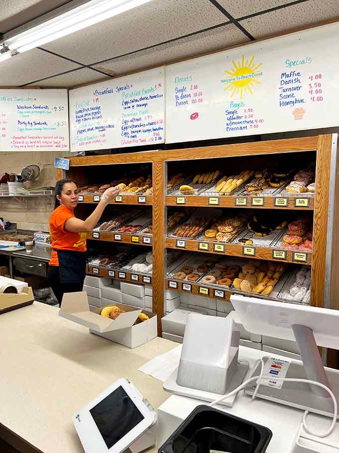 Behind every great donut is someone who actually cares about making it right – no robots, no shortcuts, just skill.