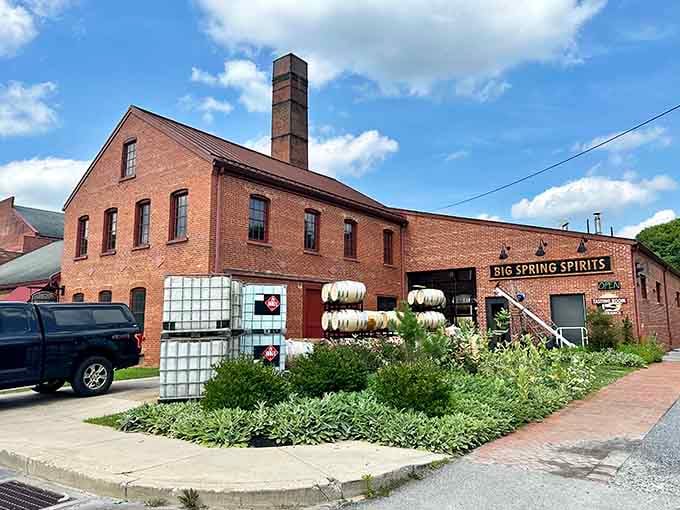 Big Spring Spirits occupies a brick beauty that's aged better than most of us ever will, honestly.