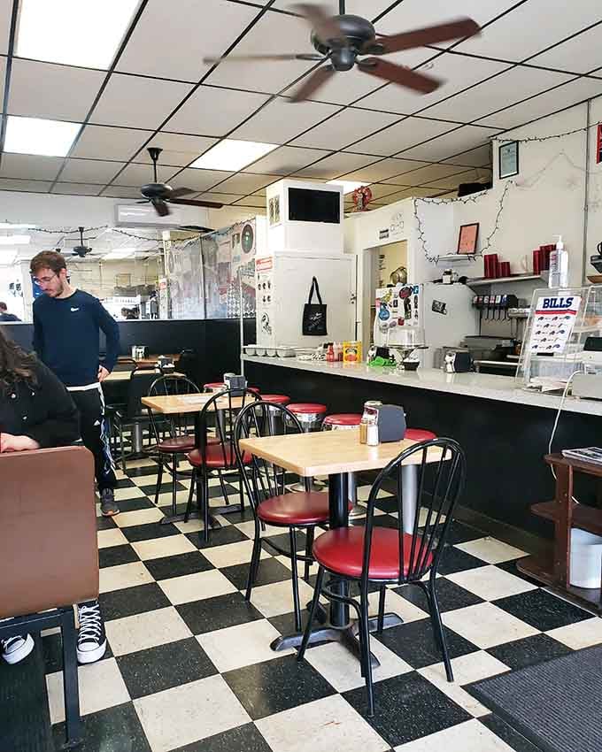 The kind of cozy diner atmosphere where strangers become regulars and regulars become family.