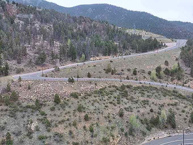 The winding road to Black Hawk offers curves that test your driving skills and views that reward your courage.