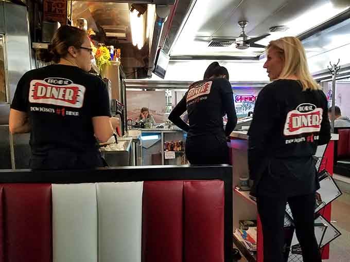 The crew behind the counter orchestrates breakfast symphonies on that griddle all day long.
