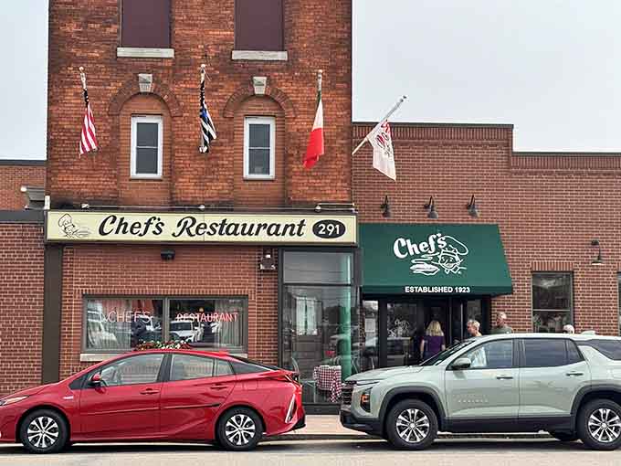 That brick facade has been serving authentic Italian cuisine since the Roaring Twenties, and the recipes haven't changed much.